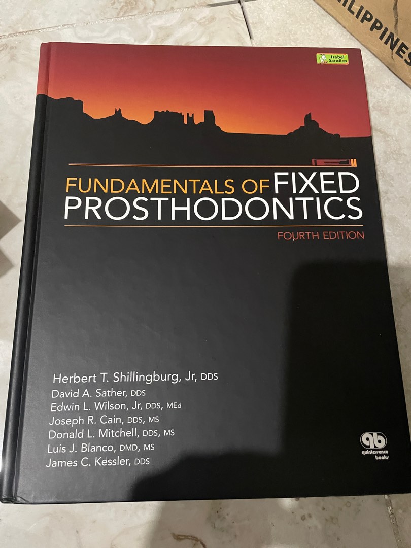 Shillingburg Fundamentals of Fixed Prosthodontics, Hobbies & Toys ...