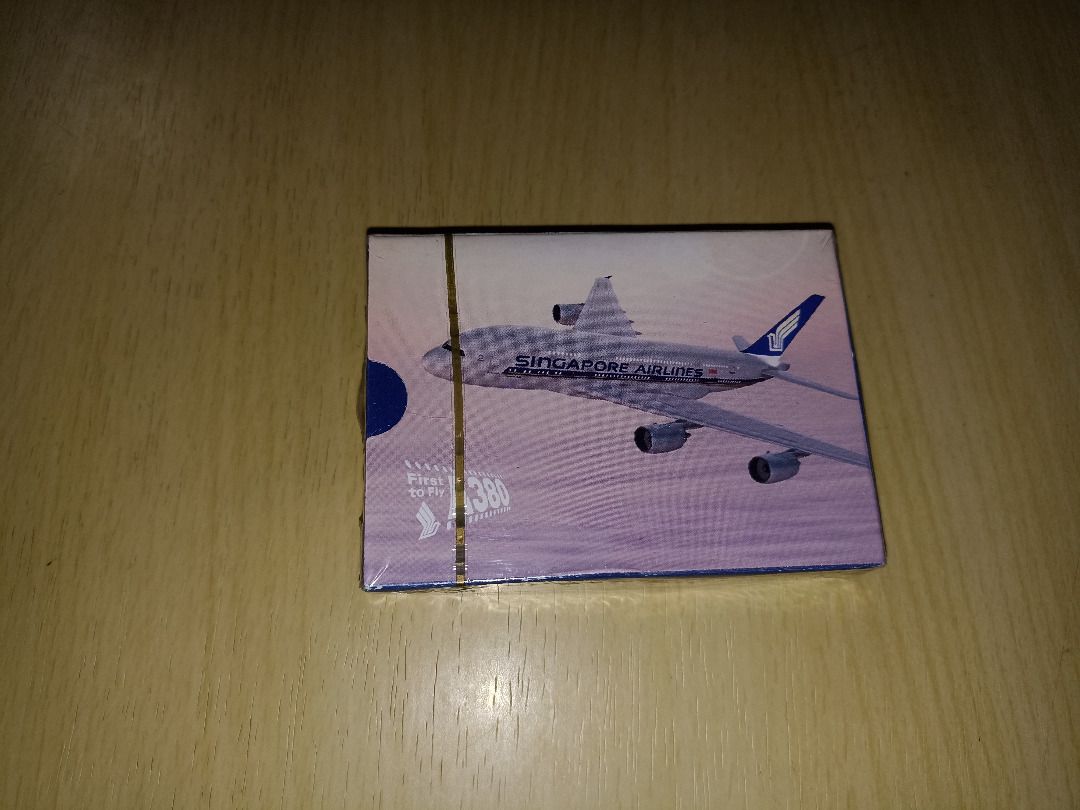 SIA A380 sealed playing cards, Hobbies & Toys, Memorabilia ...