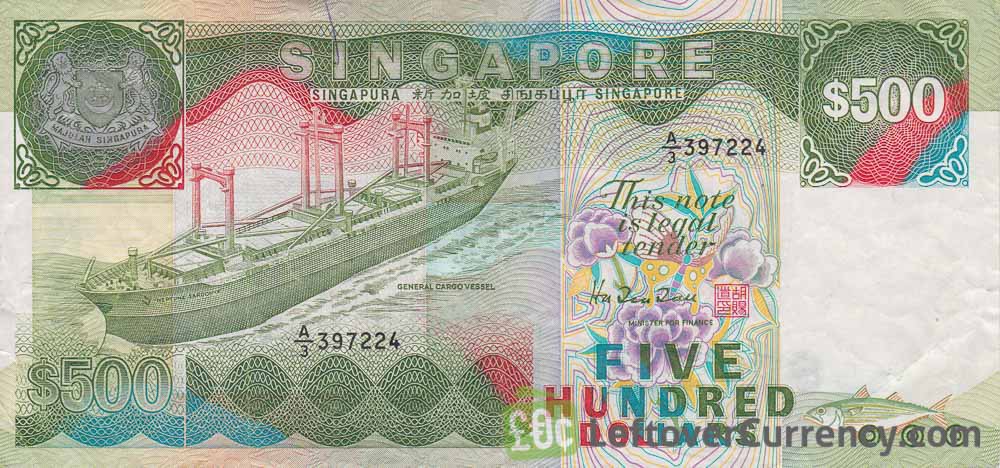 Singapore Old Series $500 note, Hobbies & Toys, Memorabilia ...