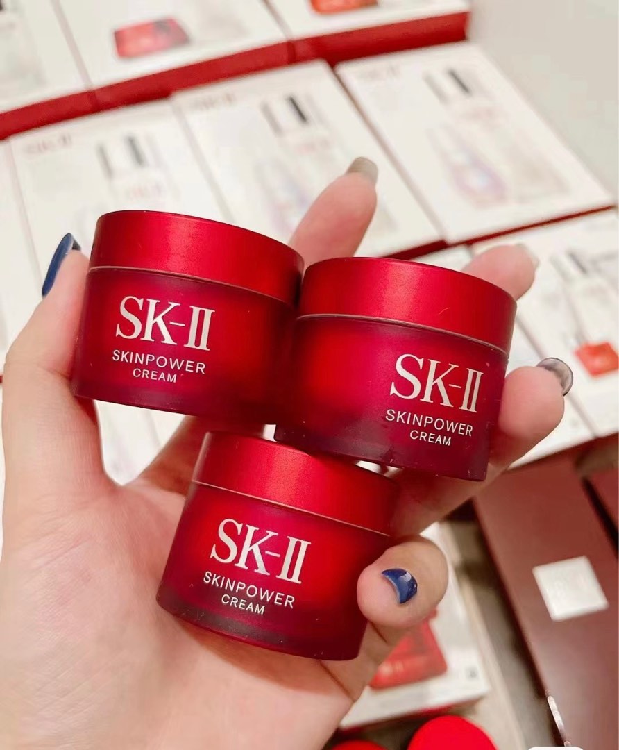 Sk2 skin power cream 3btls of 15ml, Beauty & Personal Care, Face, Face Care on Carousell