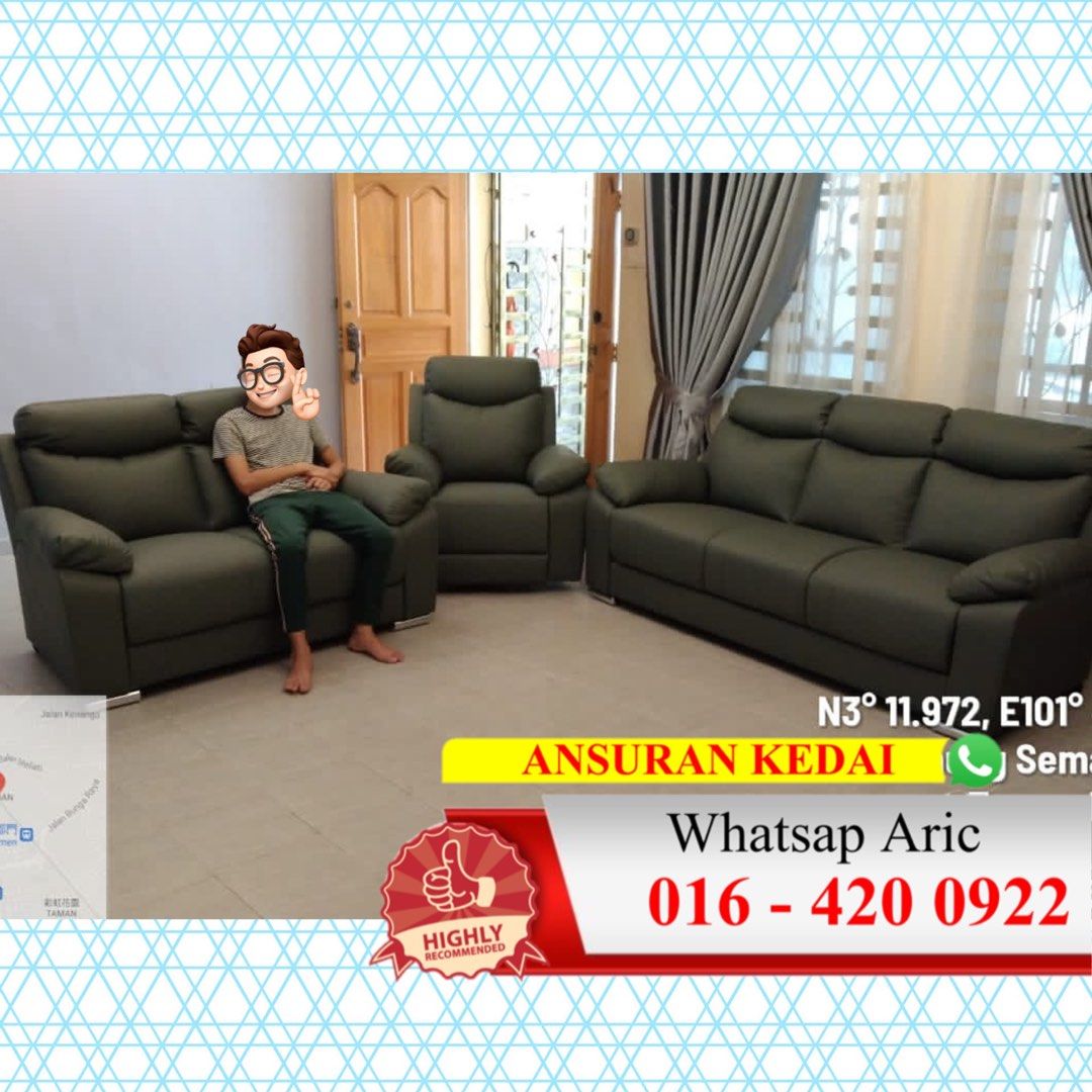 Sofa Ansuran Kedai, Furniture & Home Living, Furniture, Sofas on Carousell