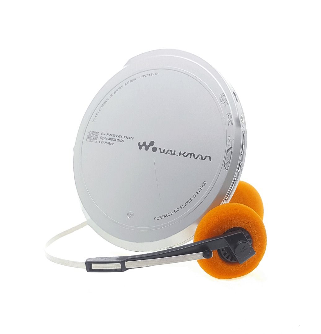 Sony Discman/Walkman D-EJ1000 Ultra Slim Portable CD Player in ...