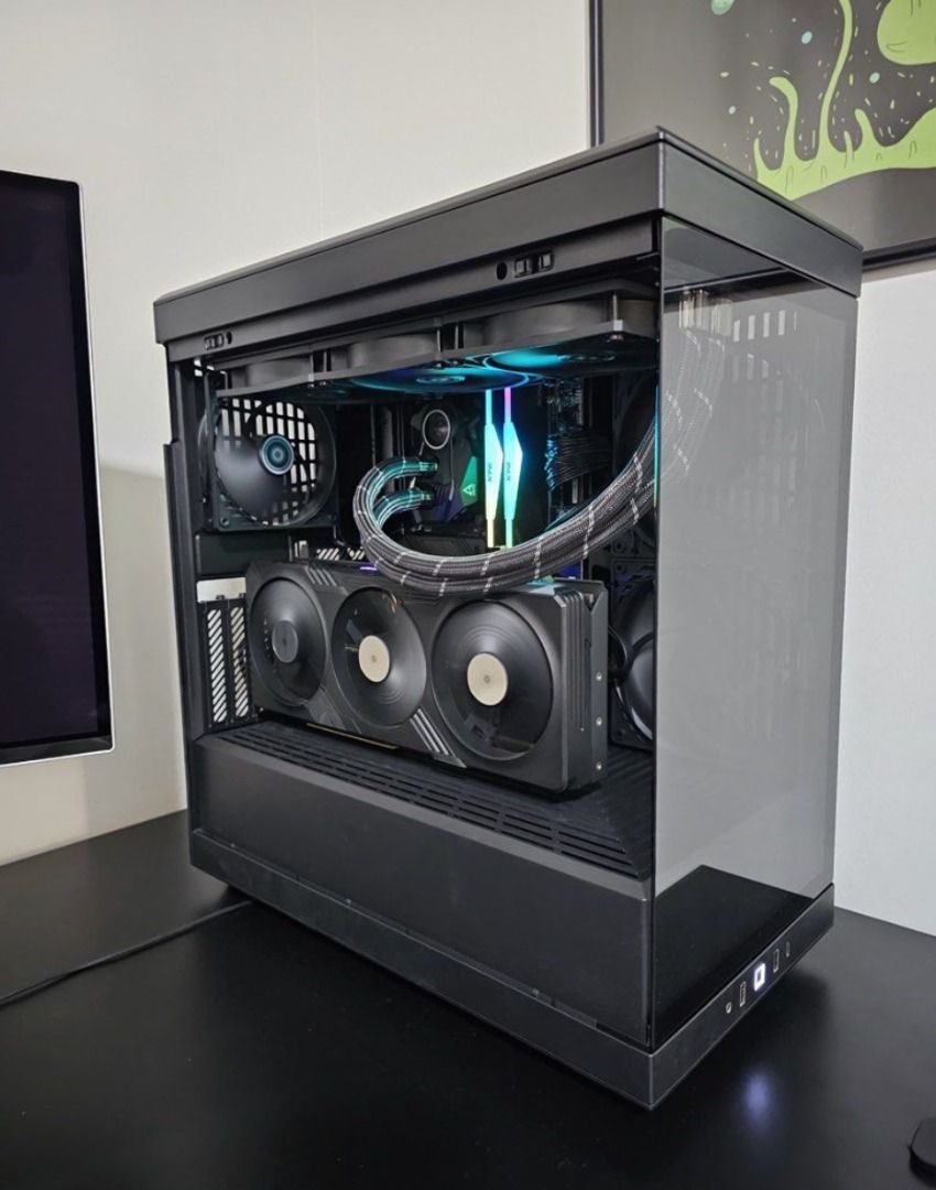Stealth All Black Gaming PC 7700X 7900XTX All AMD Build, Computers ...
