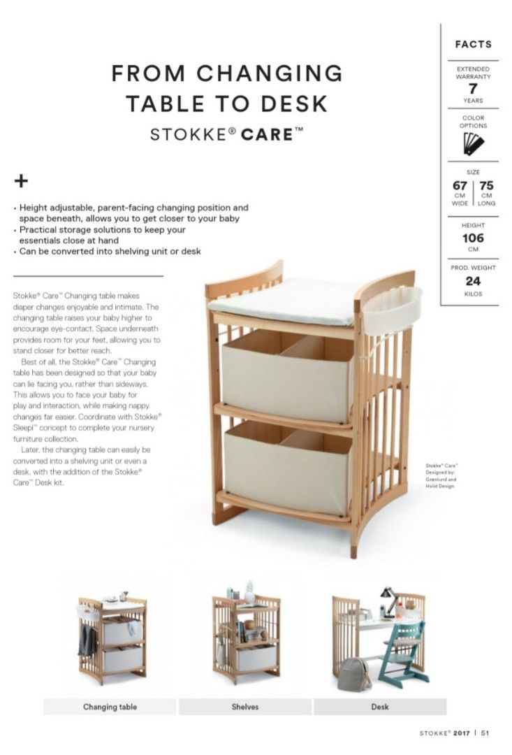 Stokke Diaper Change, Babies & Kids, Baby Nursery & Kids Furniture ...