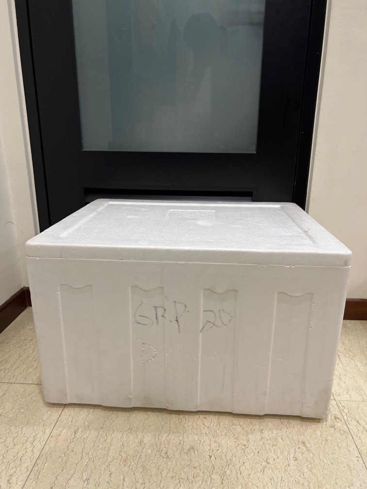 Styrofoam box (white), Furniture & Home Living, Home Improvement ...