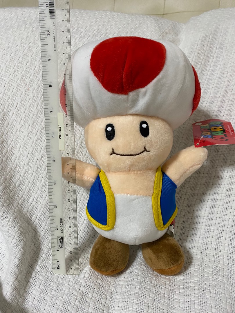 Super Mario Toad Plush, Hobbies & Toys, Toys & Games on Carousell