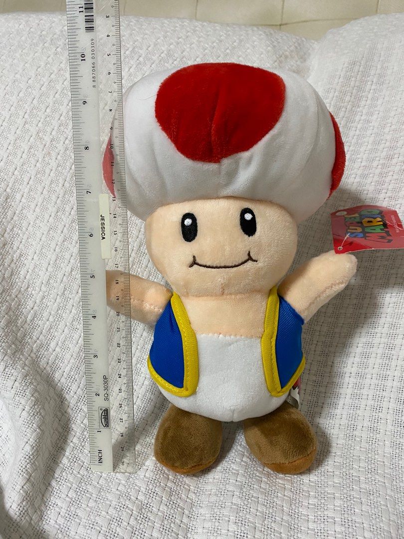 Super Mario Toad Plush, Hobbies & Toys, Toys & Games on Carousell