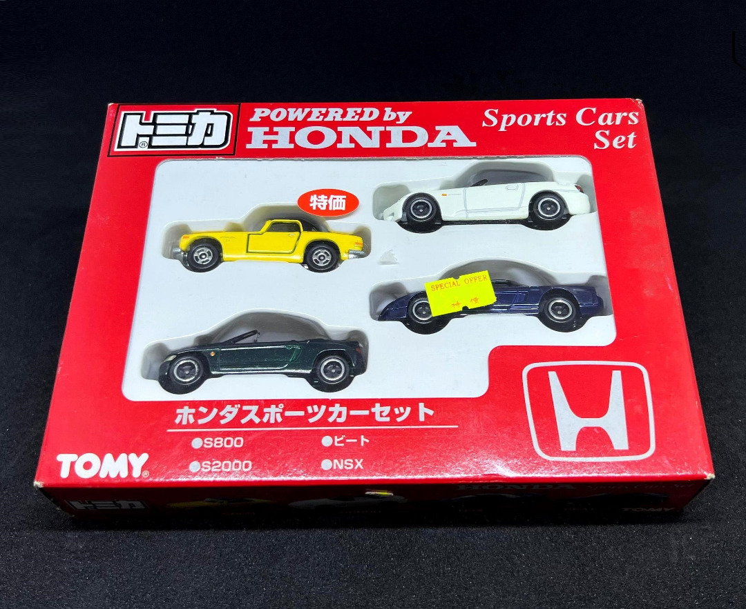 Takara Tomy Tomica Honda Sports Cars Set Boxset, 興趣及遊戲, 玩具 & 遊戲類 ...