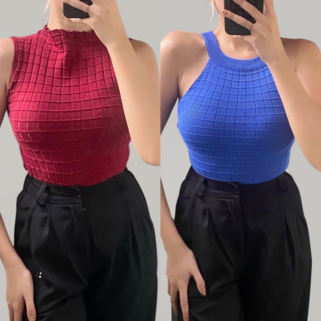 Take All Turtle Neck Body Hugging Top, Women's Fashion, Tops, Blouses ...