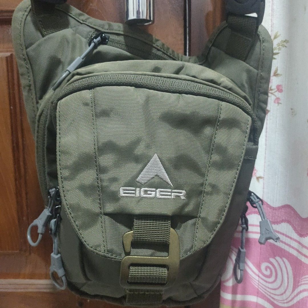 Tas Eiger original, Fesyen Pria, Tas & Dompet , Tas Selempang di Carousell
