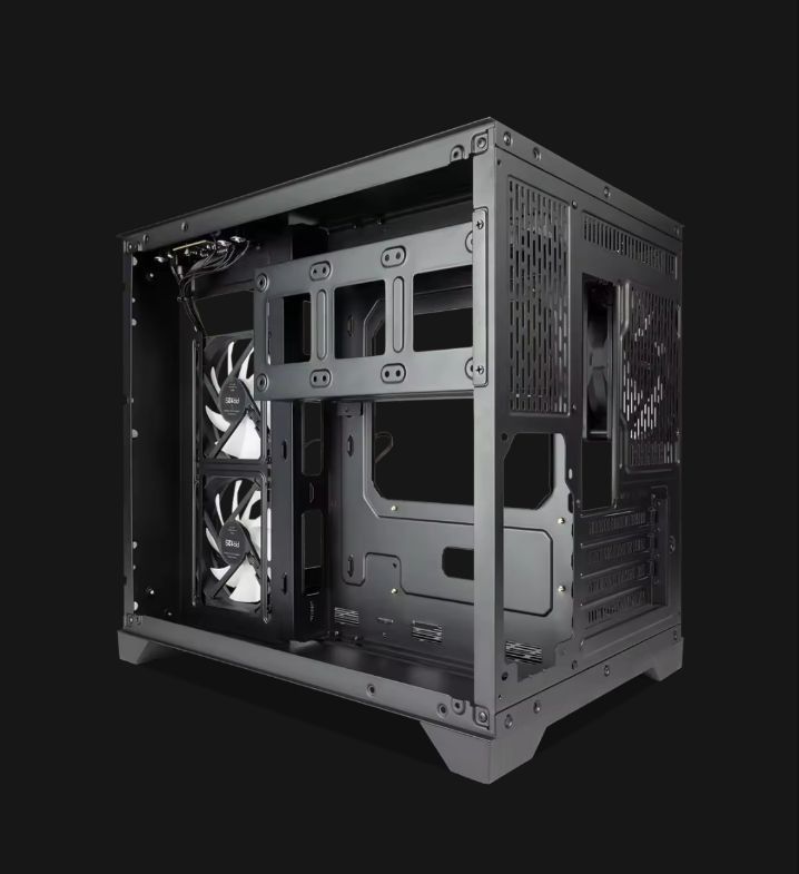Tecware VXN EVO Dual Chamber MATX Case with 3 ARGB 120mm Fans ...