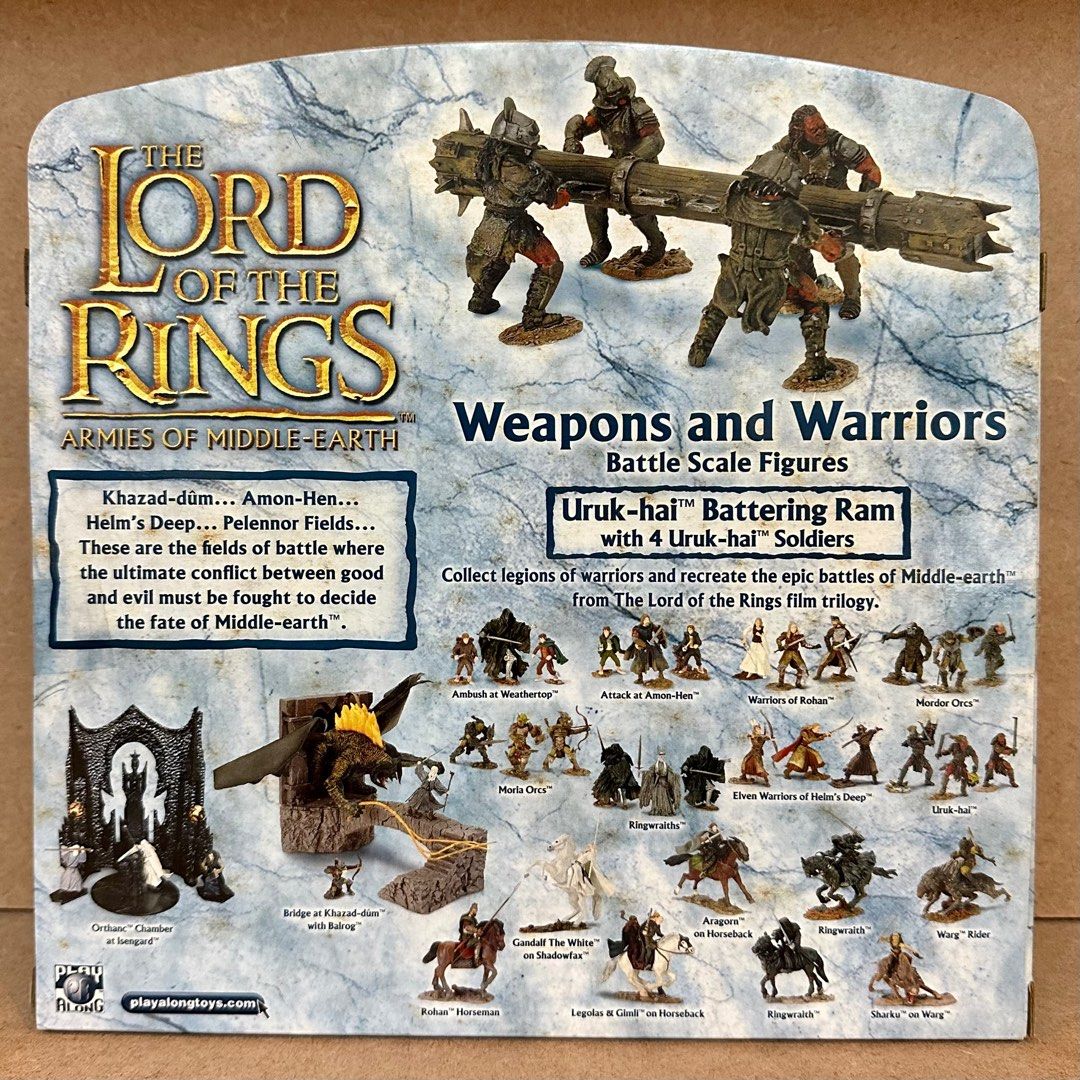 The Lord of the Rings LOTR Armies of Middle-Earth Uruk-hai Battering ...
