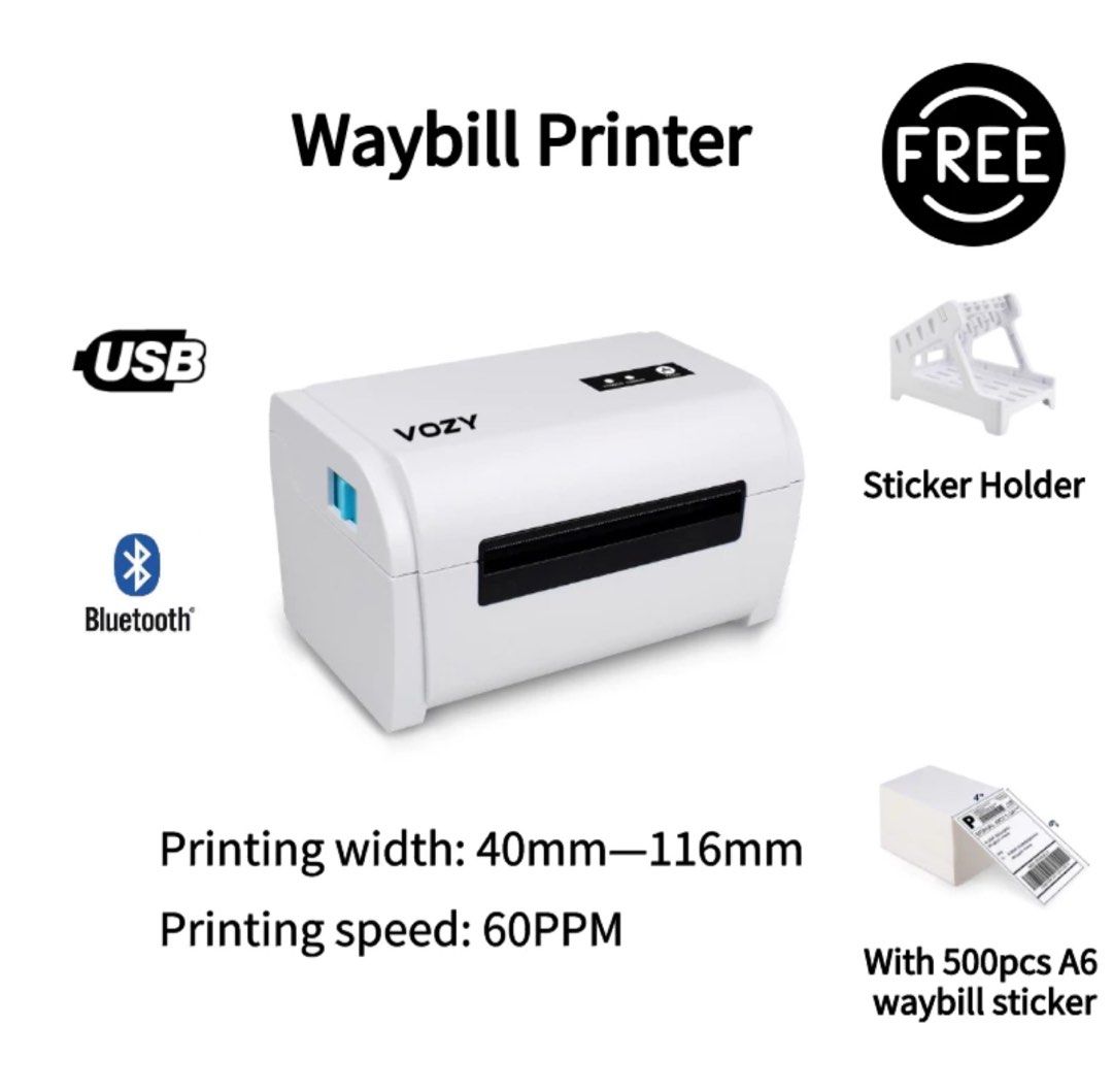 Thermal Waybill/Sticker Printer, Computers & Tech, Desktops on Carousell