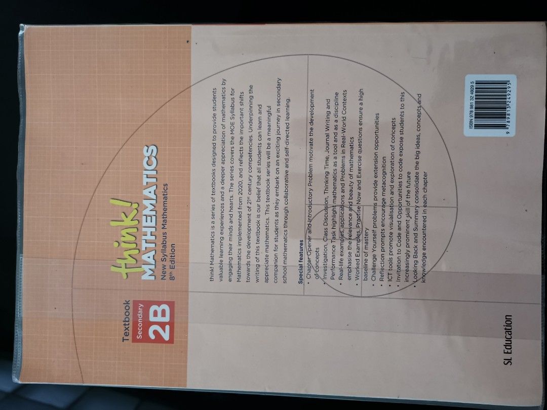 Think! Mathematics 2B Textbook, Hobbies & Toys, Books & Magazines ...