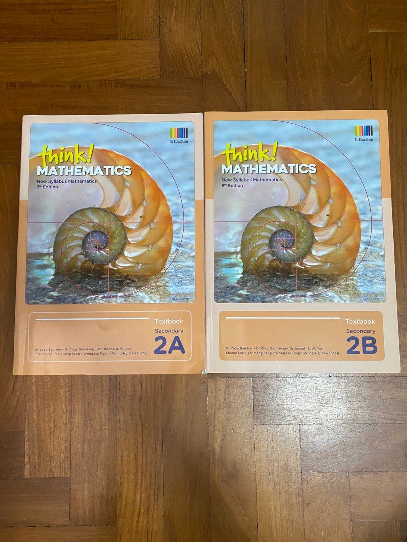 Think! Mathematics textbook 2A & 2B, Hobbies & Toys, Books & Magazines ...