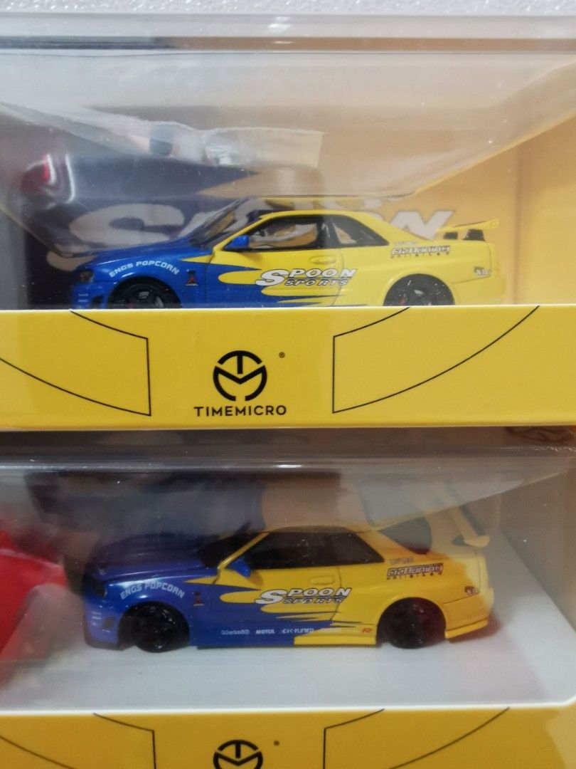 Timemicro Nissan Skyline GT-R R34 Spoon, Hobbies & Toys, Toys & Games ...