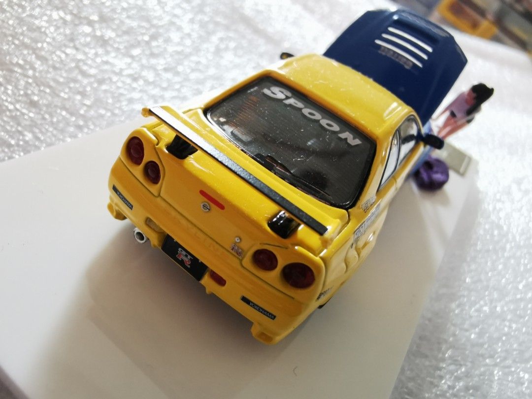Timemicro Nissan Skyline GT-R R34 Spoon, Hobbies & Toys, Toys & Games ...