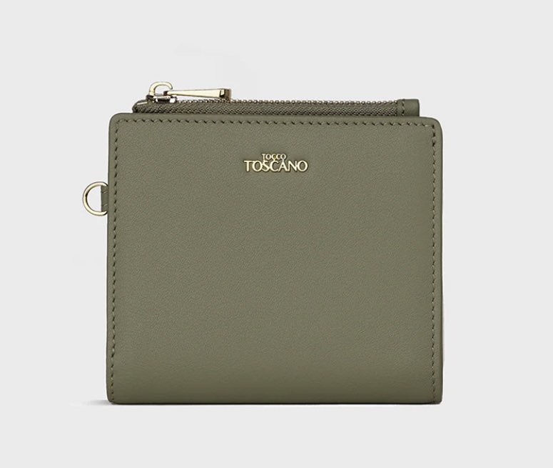 Tocco Toscano Bifold Wallet BNIB Sage Green, Women's Fashion, Bags ...