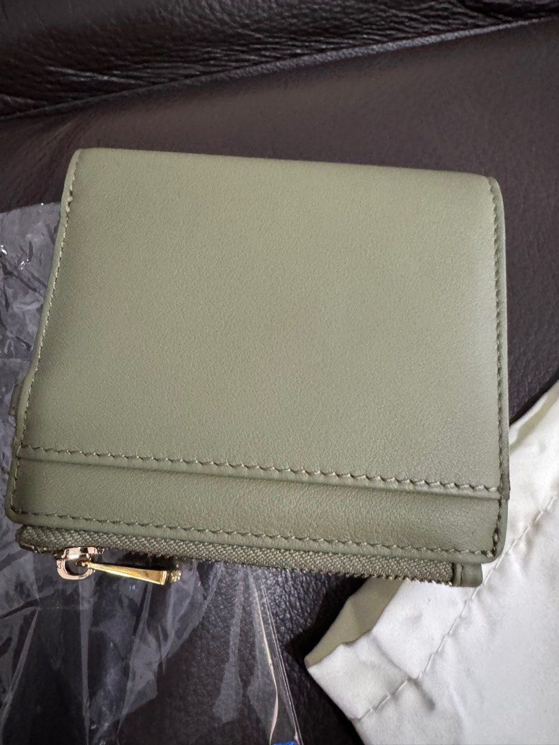 Tocco Toscano Bifold Wallet BNIB Sage Green, Women's Fashion, Bags ...