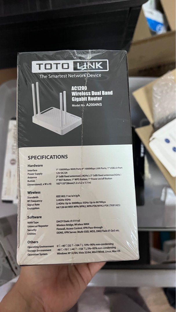 Toto Link Wireless Router, Computers & Tech, Parts & Accessories ...