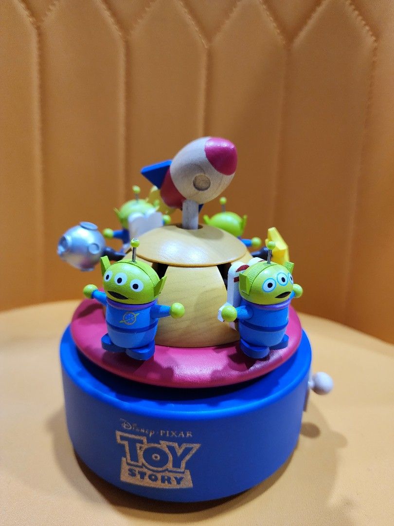 TOY STORY ALIEN WOODEN MUSICAL BOX, Hobbies & Toys, Toys & Games on ...
