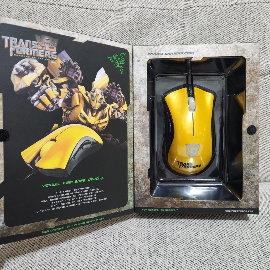 Transformers Razer Mouse Bumblebee, Computers & Tech, Parts ...