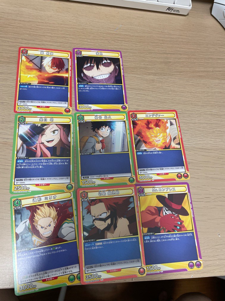 union arena MHA cards, Hobbies & Toys, Toys & Games on Carousell