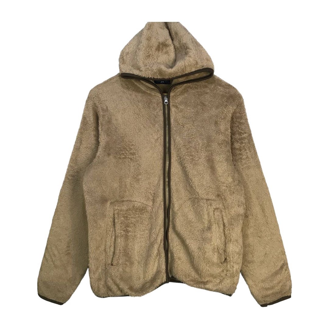 Uniqlo GU Fur Fleece Hoodie, Men's Fashion, Tops & Sets, Hoodies on ...