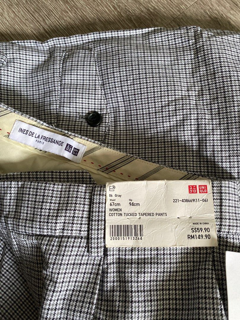 Uniqlo Work Pants 2 designs $40 each , Women's Fashion, Bottoms, Other ...