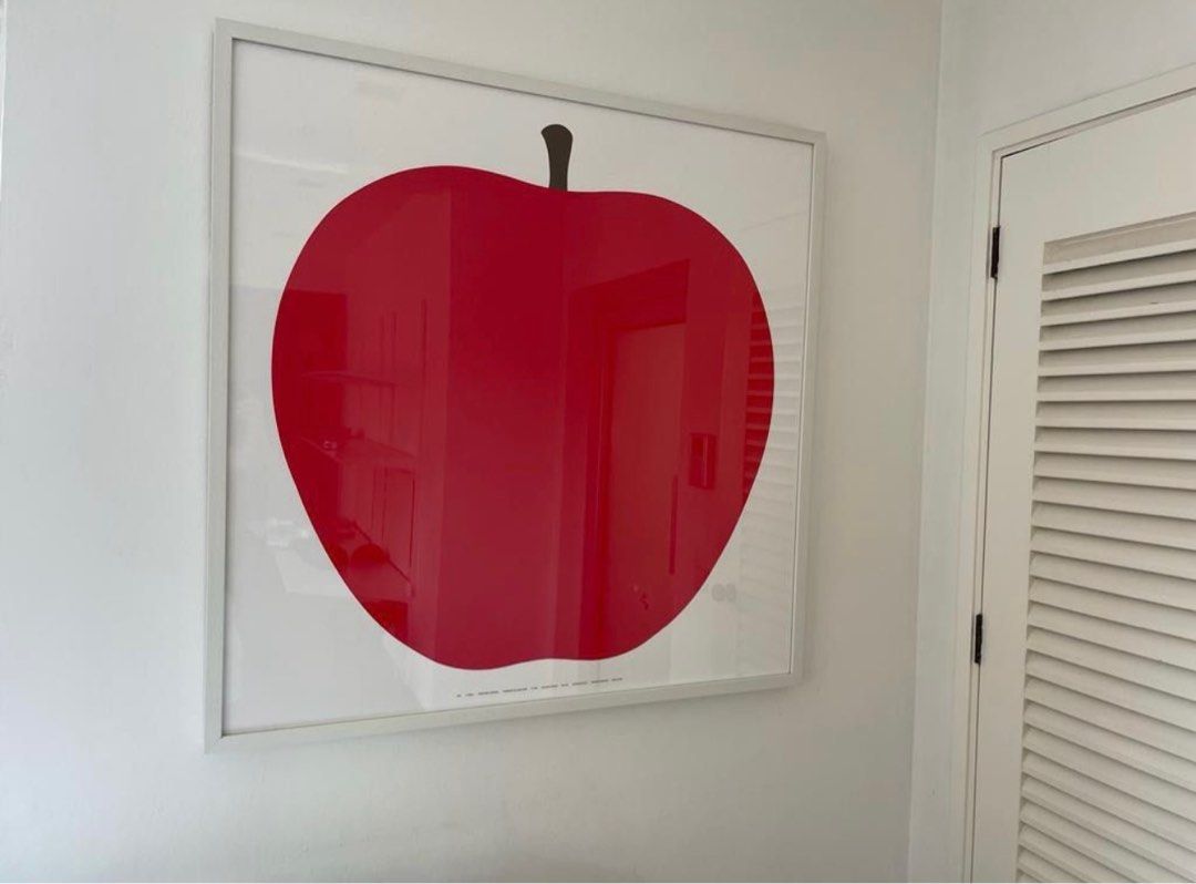 Uno la Mela by Enzo Mari Frame Print, Furniture & Home Living, Home ...