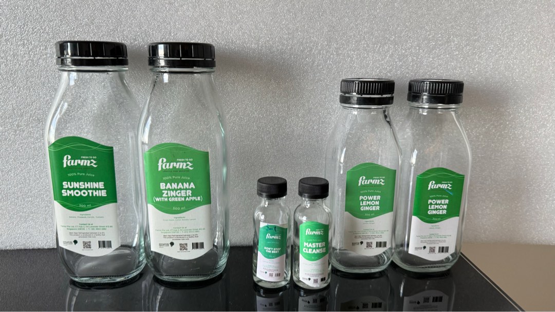 Used Glass bottle, Furniture & Home Living, Kitchenware & Tableware ...