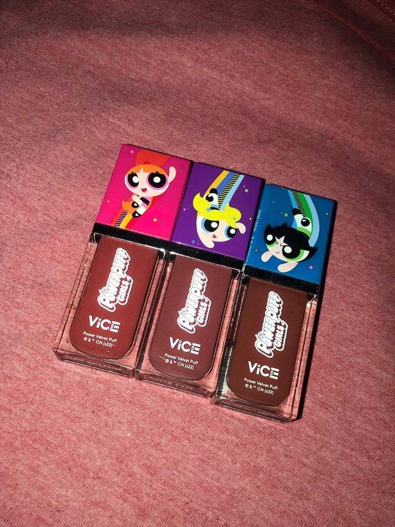 Vice Cosmetics Powerpuff Girls Lip Bundle Take All for 300, Beauty ...