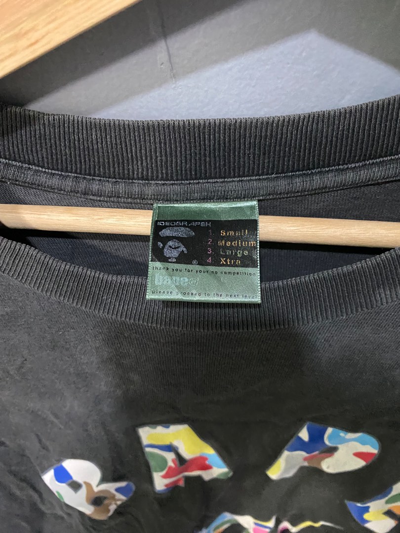 Vintage Bape college tee, Men's Fashion, Tops & Sets, Tshirts & Polo ...