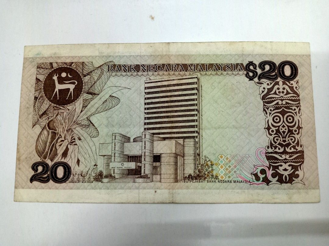 Vintage Ringgit Malaysia RM 20 TB3751968, Hobbies & Toys, Collectibles ...