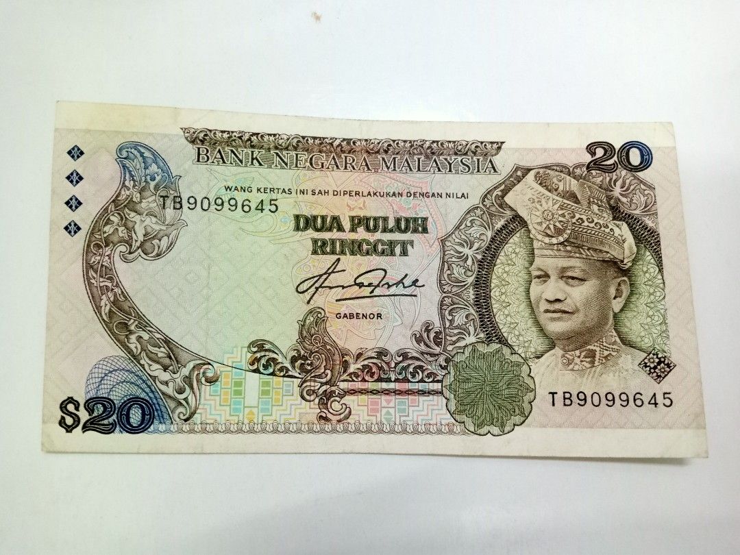 Vintage Ringgit Malaysia RM 20 TB9099645, Hobbies & Toys, Collectibles ...