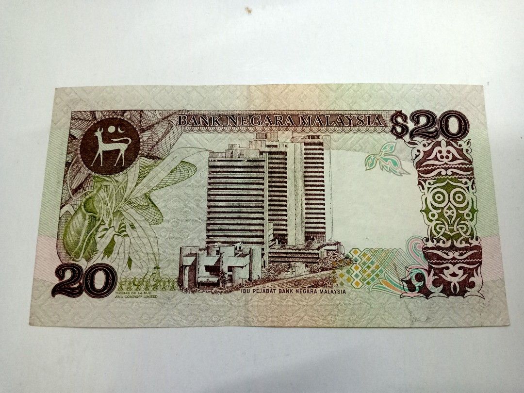Vintage Ringgit Malaysia RM 20 TF8534838, Hobbies & Toys, Collectibles ...