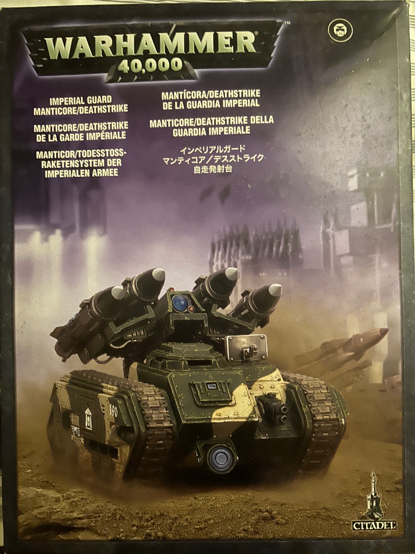 Warhammer 40000 Imperial Guard Manticore/Deathstrike, Hobbies & Toys ...