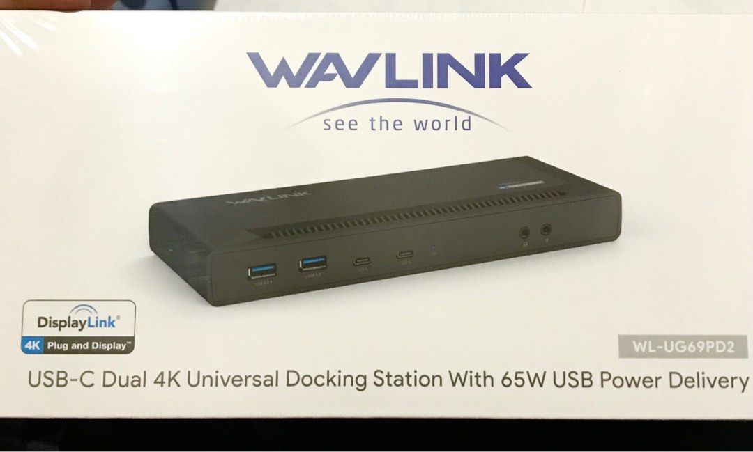 Wavlink USB-C Displaylink Universal Docking Station with Power Delivery 65W, Computers & Tech ...