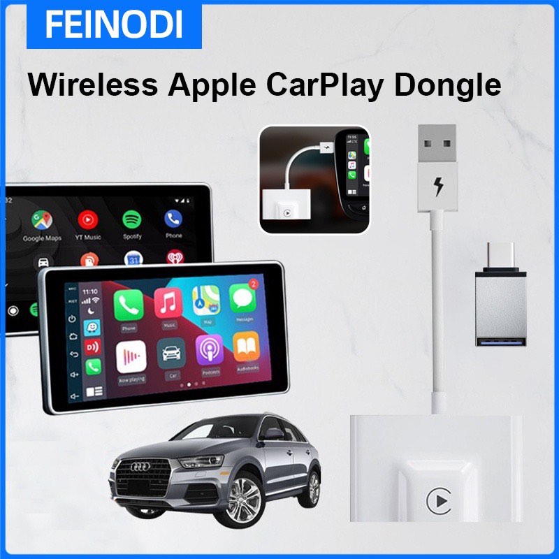 Wireless CarPlay Adapter converts wired CarPlay to wireless works with ...