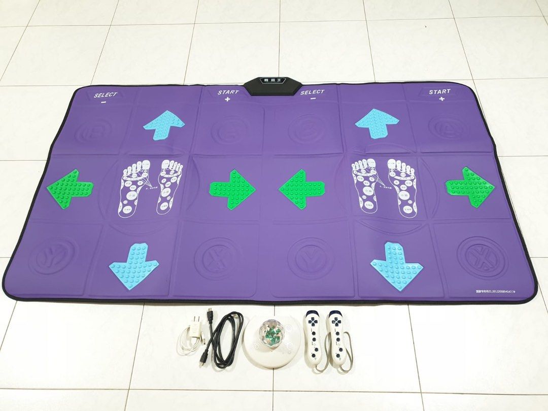 Wireless dancing yoga exercise gaming mat double dance mat, Hobbies ...