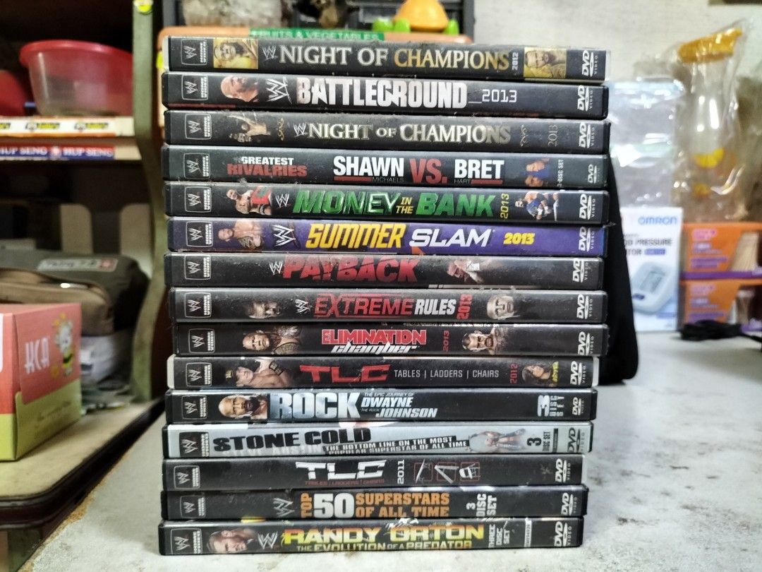 World Wrestling Entertainment (WWE) DVDs, Hobbies & Toys, Music & Media ...