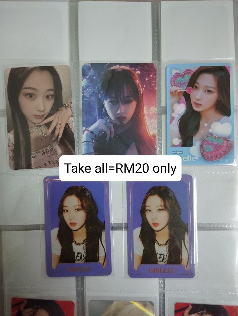 WTS Giselle aespa photocard, Hobbies & Toys, Collectibles & Memorabilia, K-Wave on Carousell