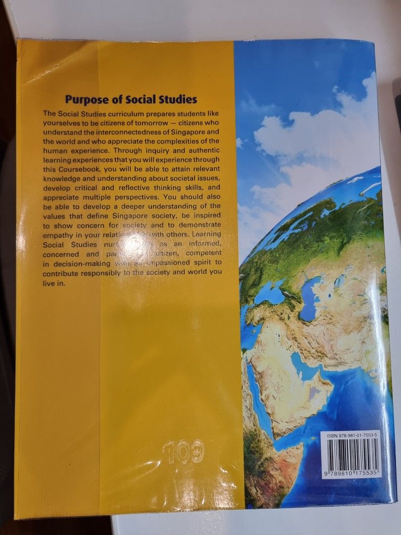 wts upper secondary social studies express NA textbook, Hobbies & Toys ...