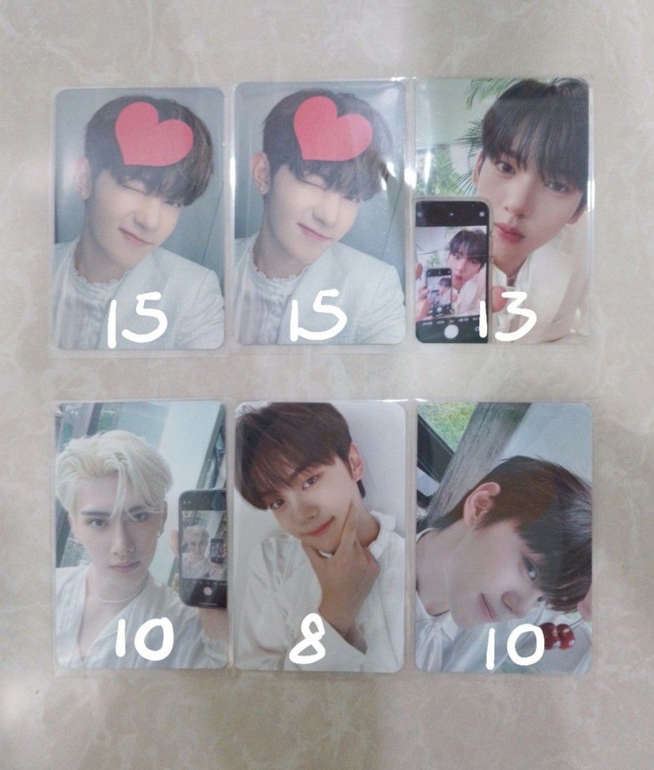WTS ZB1 ZEROBASEONE YUJIN ZHANGHAO RICKY GYUVIN PC, Hobbies & Toys ...
