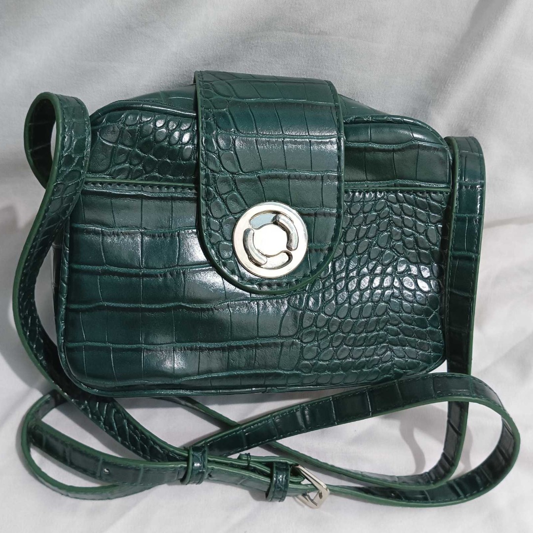 Zara Emerald Green Crossbody Bag Womens Fashion Bags And Wallets