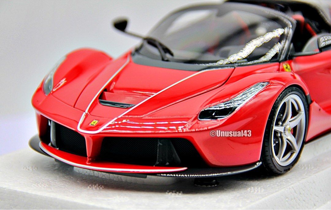 1/18 BBR Ferrari LaFerrari Aperta Rosso Corsa 322 Fully openable ...