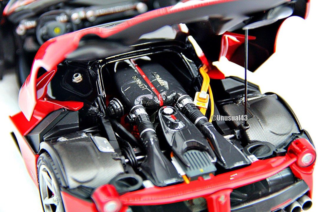 1/18 BBR Ferrari LaFerrari Aperta Rosso Corsa 322 Fully openable ...