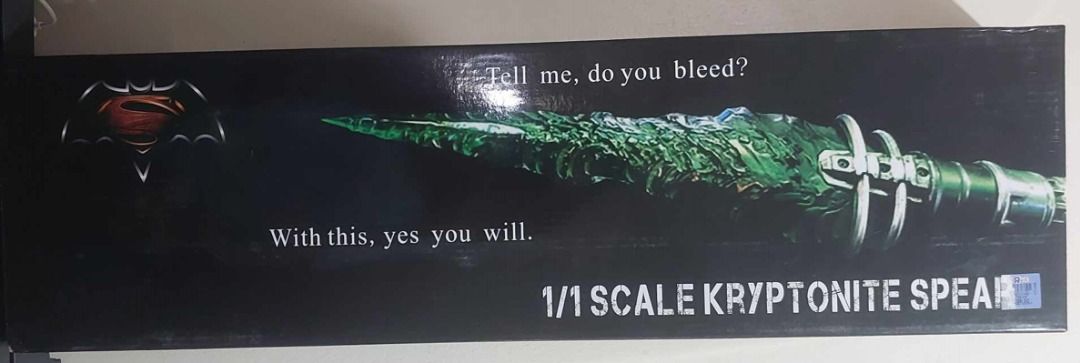 1/1 Scale Kryptonite Spear, Hobbies & Toys, Toys & Games on Carousell