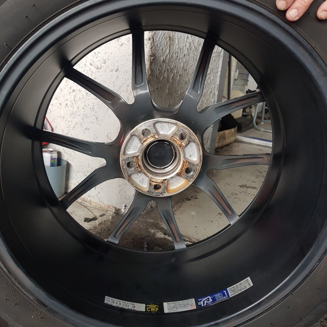 19" RAYS GRAMLIGHT AZURE 57 ANA with tyres, Car Accessories, Tyres ...