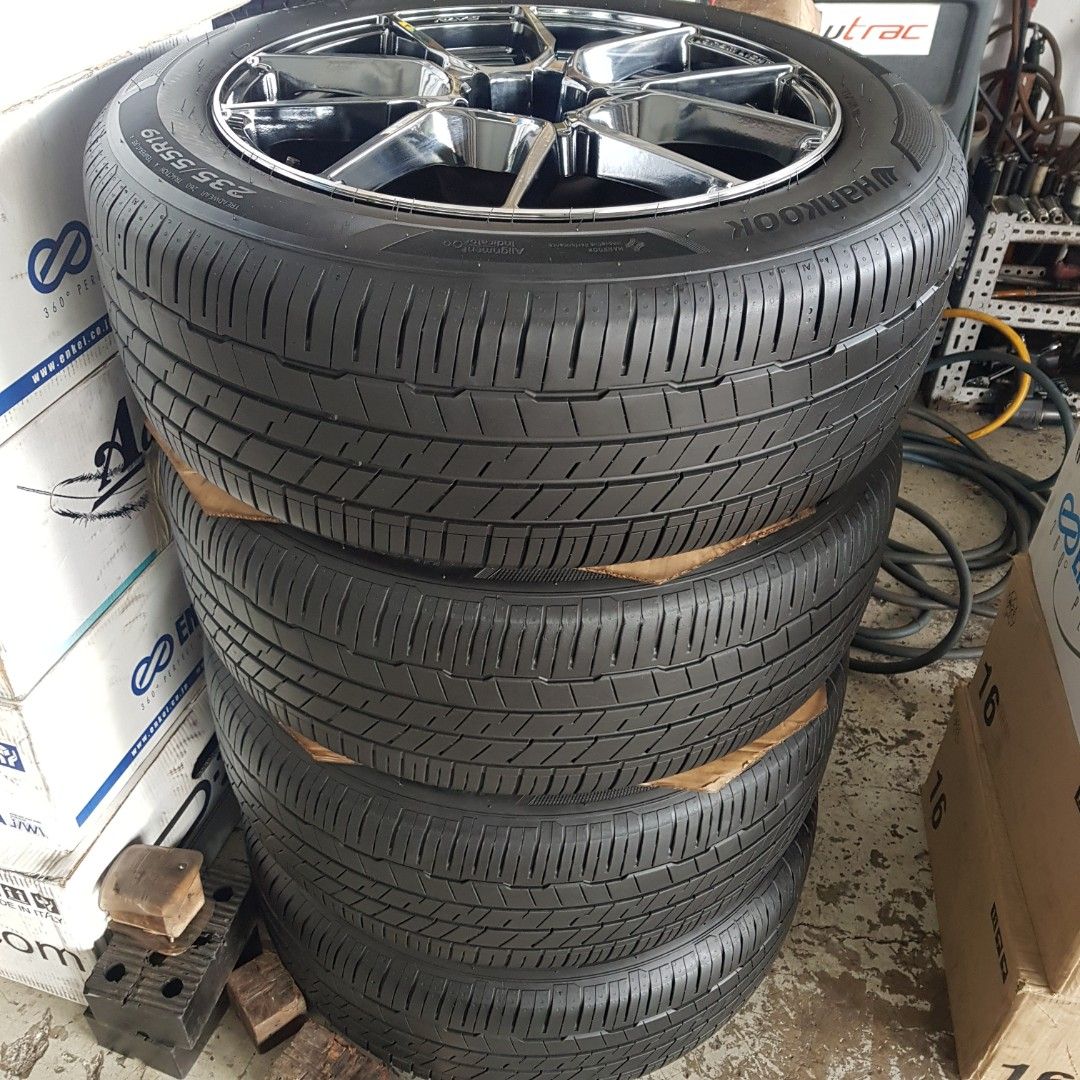 19" RAYS GRAMLIGHT AZURE 57 ANA with tyres, Car Accessories, Tyres ...